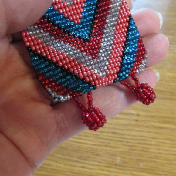 Unbranded | Jewelry | Hand Beaded 7 Chevron Bracelet | Poshmark